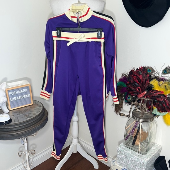 Victorious | Matching Sets | Victorious Purple Track Suit Wred Black ...